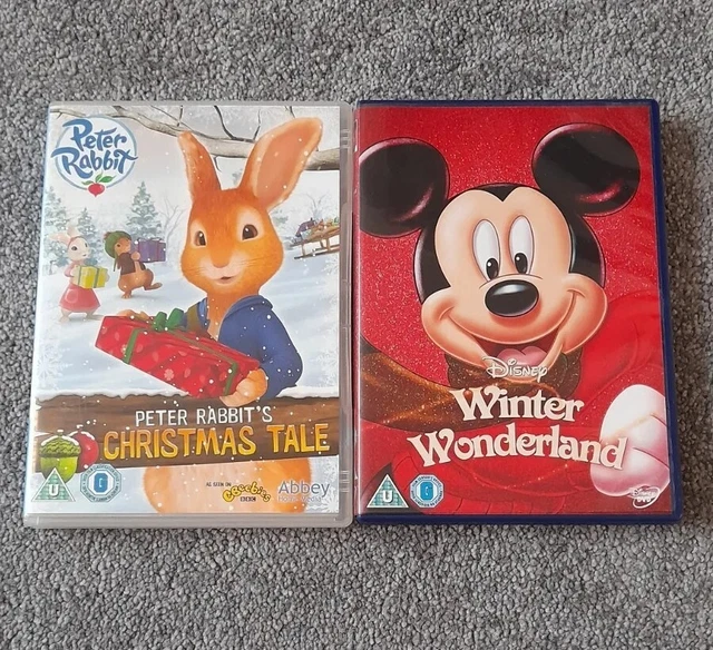 KIDS XMAS DVD Bundle Disney Winter Wonderland Peter Rabbit Christmas ...