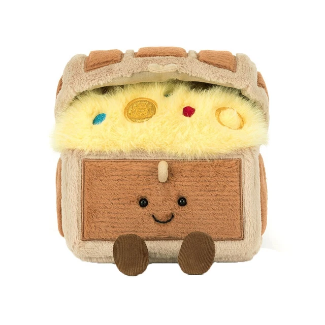 16CM JELLYCAT AMUSEABLES Treasure Chest plush doll With Tag+ Dust Bag ...