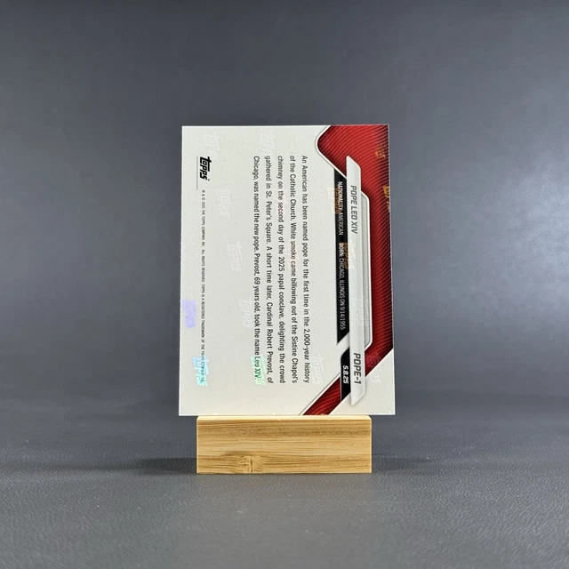 2025 TOPPS NOW Pope Leo XIV 'HABEMUS PAPAM!' FIRST AMERICAN POPE—SHIPS ...