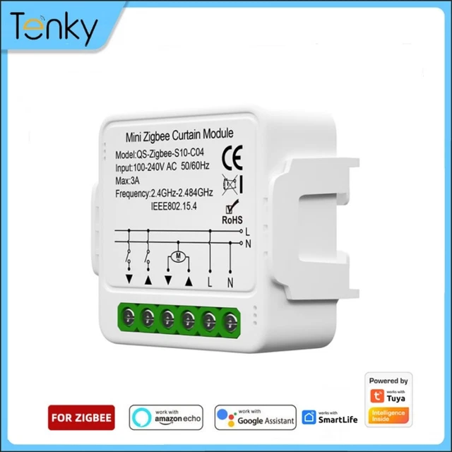 TUYA WIFI/ZIGBEE SMART Curtain Switch Module Two Way Control Roller ...