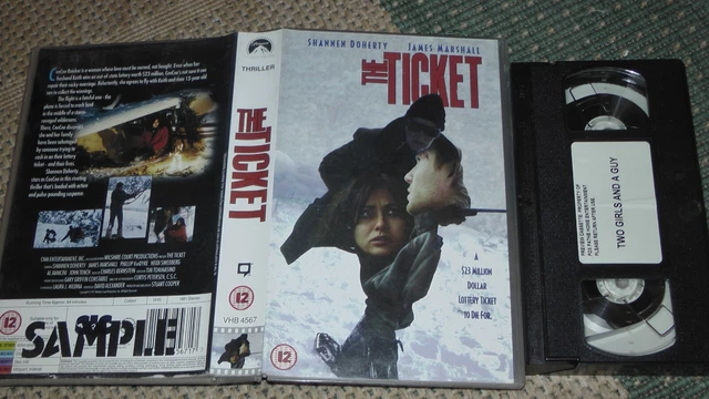 THE TICKET VHS Video Big Box Timecode Sample Dealer Tape Cert CIC £5.99 ...