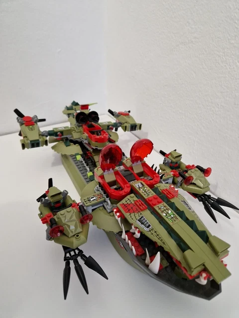 LEGO LEGENDS OF CHIMA: Nave Coccodrillo(70006) Comando Mobile Tiger ...