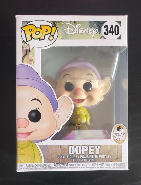 DISNEY SNOW WHITE 80th Anniversary Dopey #340 Funko Pop Vinyl £21.52 ...