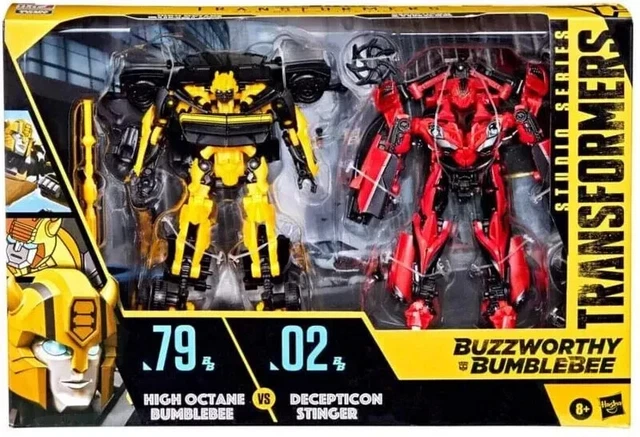 HASBRO TRANSFORMERS STUDIO Series Buzzworthy Bumblebee 79 vs Stinger 02 ...