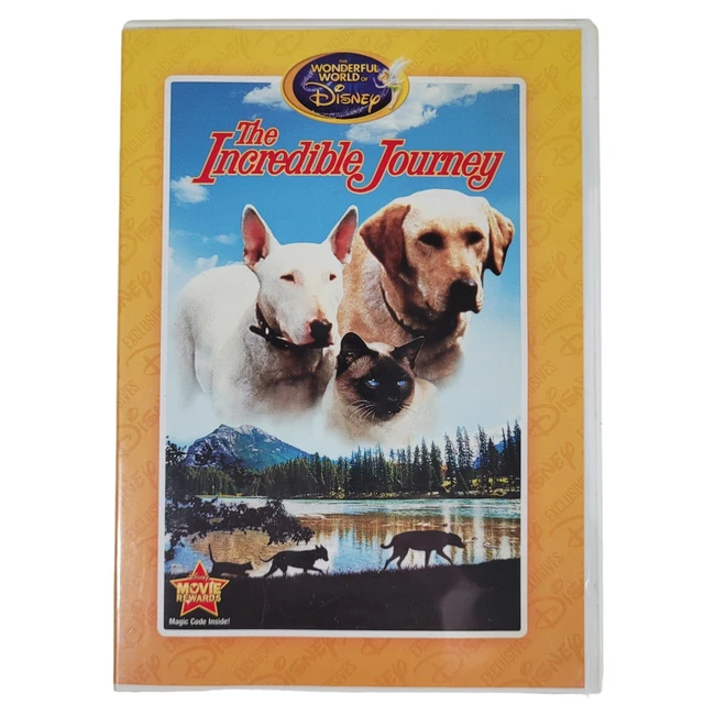 THE INCREDIBLE JOURNEY Wonderful World of Disney DVD Region 1 Fletcher ...