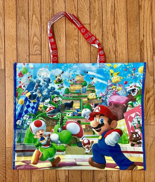 SUPER NINTENDO WORLD Universal Studios Japan Mario Bros. Shopping Bag ...