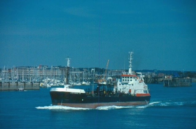 ORIGINAL SHIP COLOUR Slide Of A Fuel Tanker 'Jaynee W' In Portsmouth ...