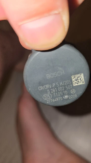 281002507 BOSCH FUEL Pressure Sensor Regulator Many Brands And Diesel ...