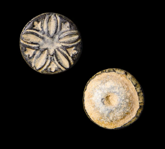 FIVE POINTED STAR ESOTERIC Ancient Roman or Greek Seal or Token ...