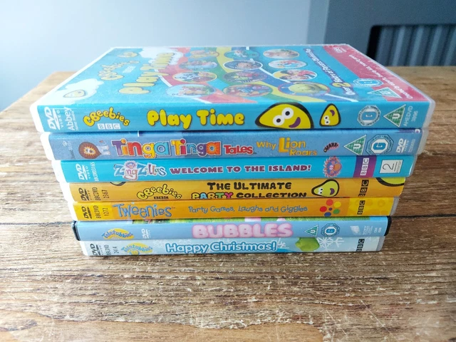 CBEEBIES TWEENIES TELETUBBIES 8x Disc DVD Bundle Lot CBBC Kids TV Show ...