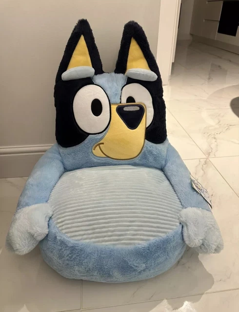 BLUEY PLUSH CHAIR Soft Teddy Sofa Brand New Perfect Christmas Gift 🎁 £ ...