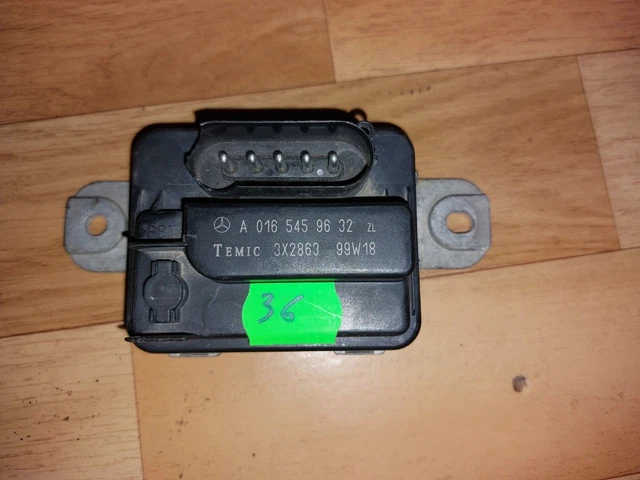 MERCEDES BENZ W202 W208 Centralina Ventola Raffreddamento Moduloem ...