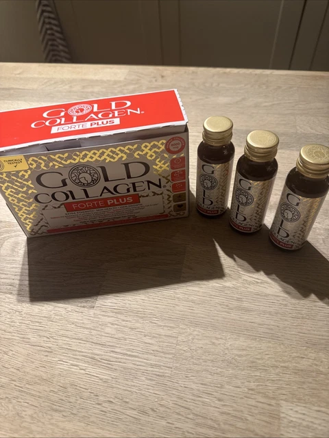 GOLD COLLAGEN FORTE Collagen Liquid Skin & Health Supplement Drink £4. ...