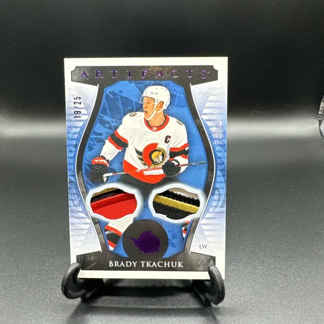 2023-24 ARTIFACTS BRADY Tkachuk Purple Dual Patch 19/25 $11.53 ...