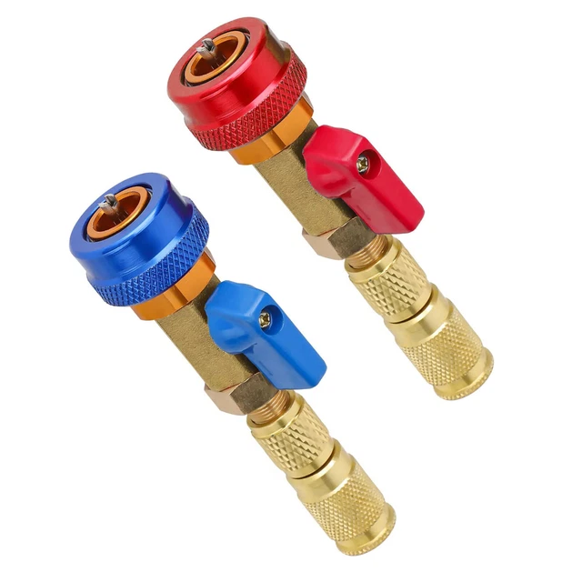 HVAC AC R134A Valve Core High Low Pressure Quick Remover Install Tool ...