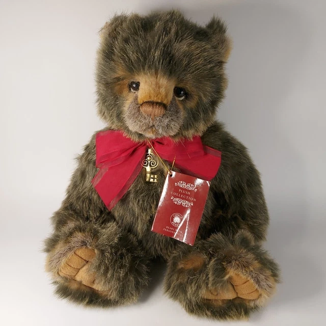 RETIRED CHARLIE BEARS CLINTON Tags CB201928A Jointed Teddy Bear ...