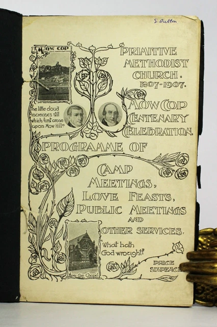 PRIMITIVE METHODIST CHURCH, 1807-1907: Mow Cop Centenary Celebration ...