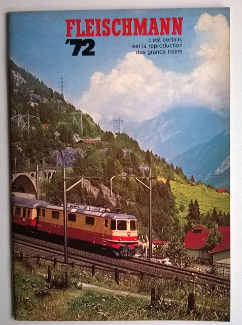 CATALOGUE FLEISCHMANN HO - année 1972 - Version française - Etat ...