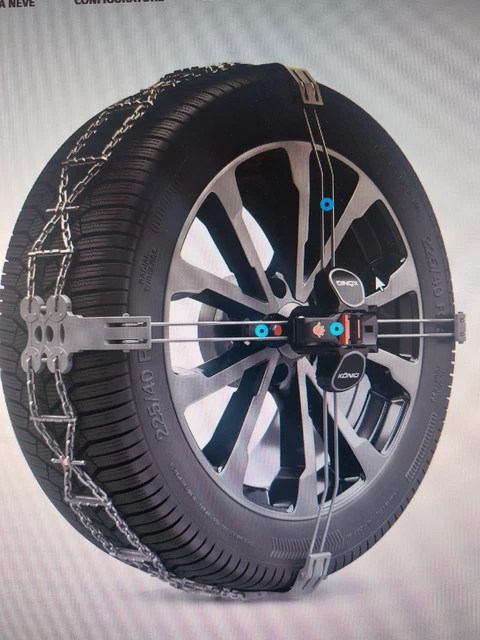 CATENE DA NEVE Konig K-Summit K34 Ragno A Montaggio Frontale EUR 260,00 ...