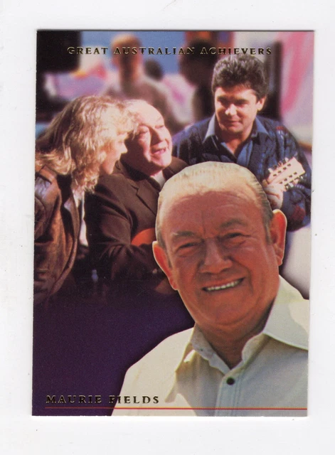 RARE FAMOUS AUSTRALIAN Card. TV Actor - Maurie Fields in Hey Hey Its ...