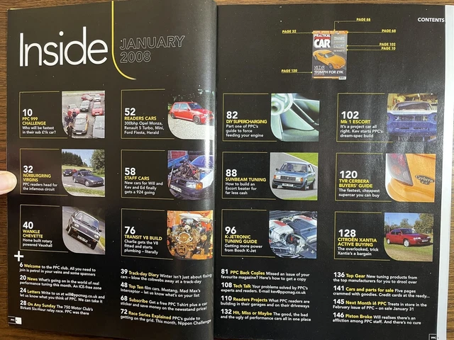 PRACTICAL PERFORMANCE CAR magazine. Issue 45. January 2008. £5.50 ...