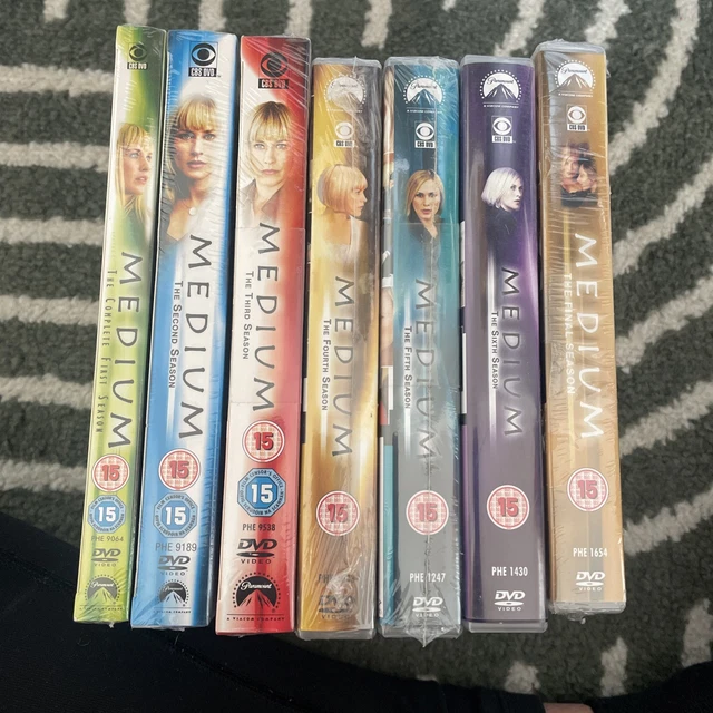 MEDIUM : THE Complete Collection (DVD Box Set) Seasons / Series 1-7 New ...