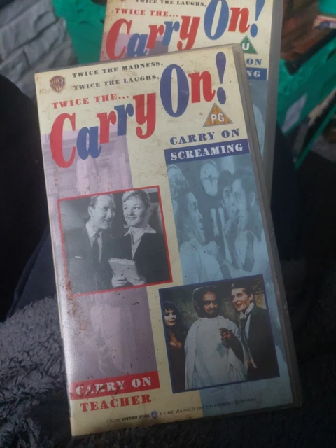 CARRY ON TEACHER/CARRY on Screaming [VHS] [VHS Tape] £3.99 - PicClick UK