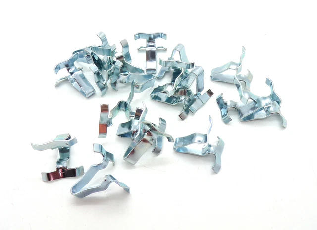 CLASSIC VW BEETLE Pre 1966 Exterior Body Chrome Molding Trim Clips X 20 ...