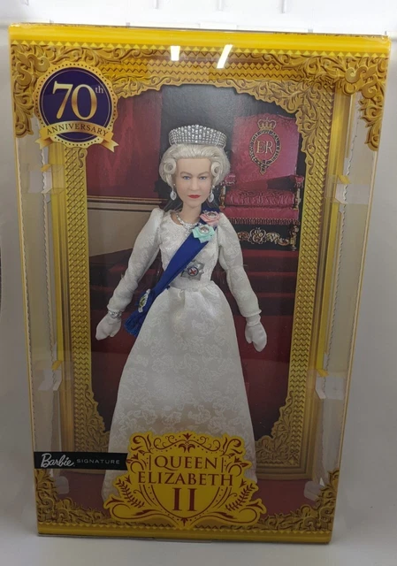 BARBIE SIGNATURE QUEEN Elizabeth II Platinum Jubilee Doll for ...