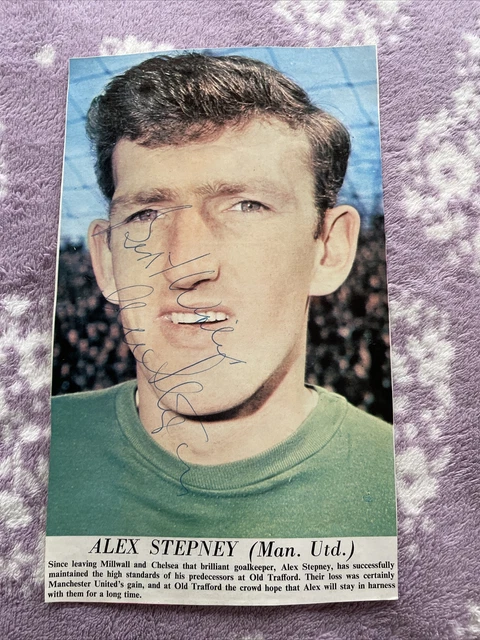 SIGNED ALEX STEPNEY Picture £25.00 - PicClick UK