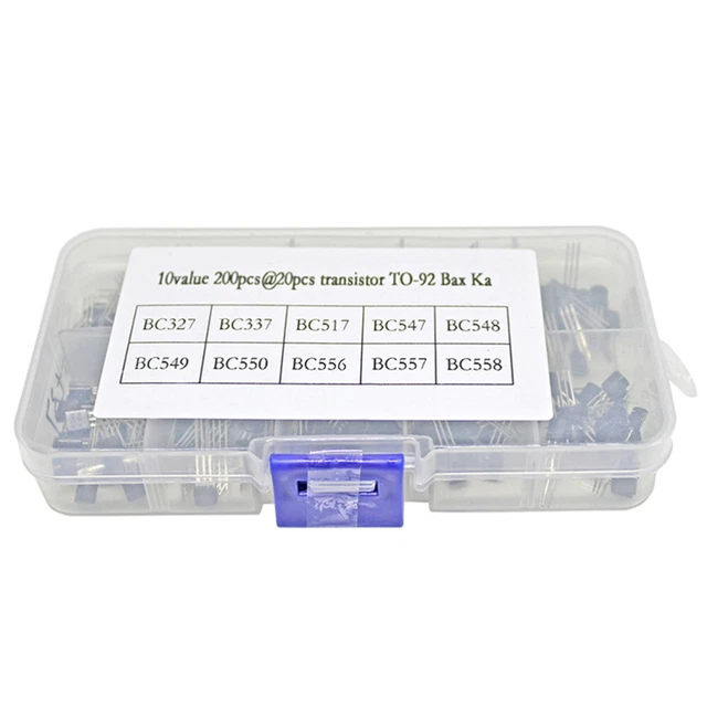 KIT TRANSISTOR ELETTRONICI 2N3904 transistor transistor silicio EUR 9,66 - PicClick IT