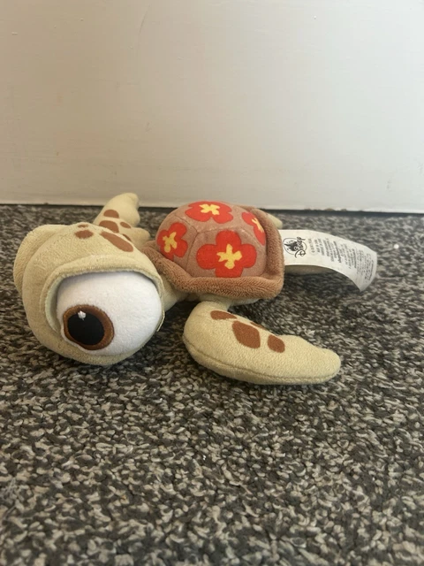 DISNEY PIXAR FINDING Nemo Squirt Sea Turtle Plush Toy 8" Disney Store £ ...