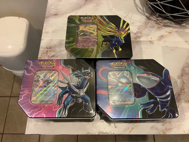 POKÉMON TCG AZURE Legends Tin - Full Set of 3 - Factory Sealed - In ...
