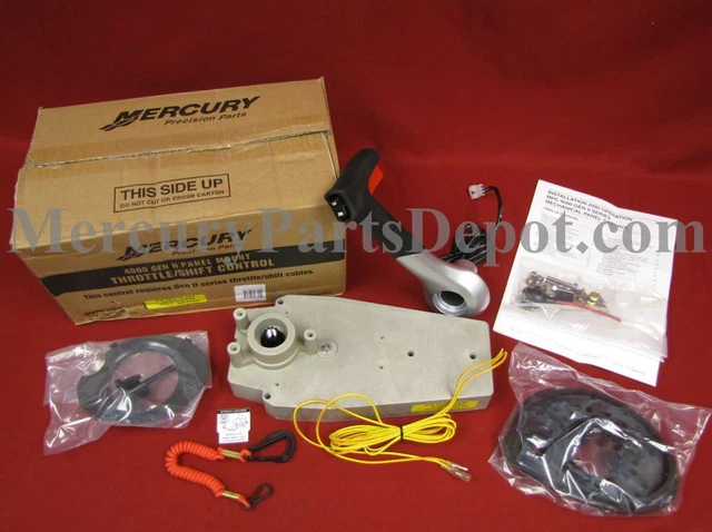 MERCURY OUTBOARD PANEL Mount Remote Control -Gen II - Lock Bar ...