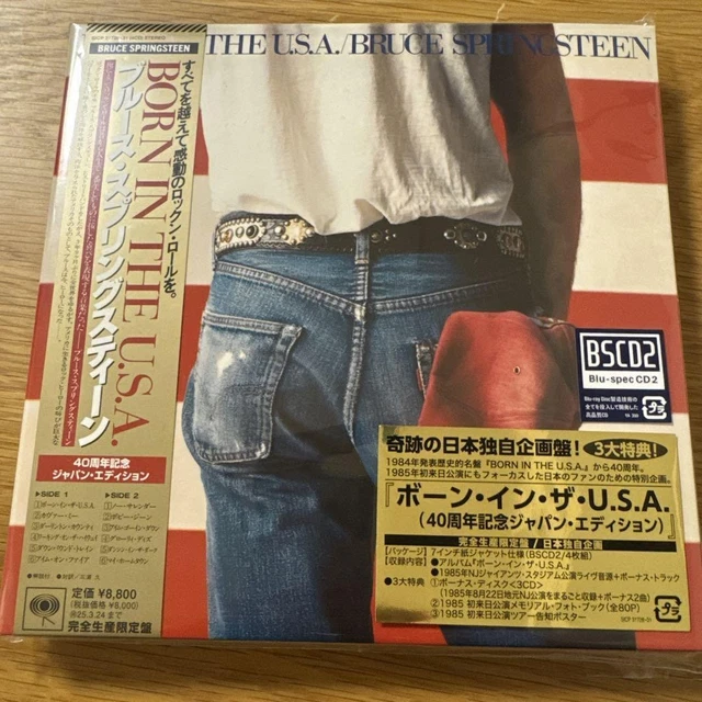 BRUCE SPRINGSTEEN BORN in the USA 40th Anniv Japan Limited Edition 4Blu ...
