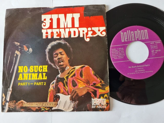 JIMI HENDRIX - No such animal 7'' Vinyl Germany EUR 28,41 - PicClick FR