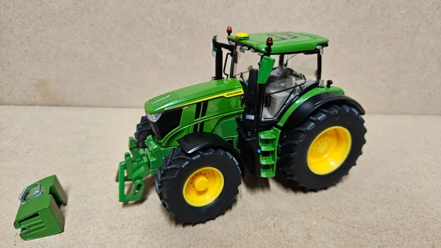 JOHN DEERE 6R 250 1.32 farm scale modified siku wiking £44.00 - PicClick UK