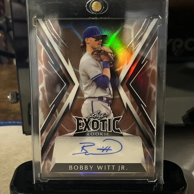 BOBBY WITT 2022 Leaf Exotic Signatures Rc Auto 1/3 EUR 110,89 - PicClick FR