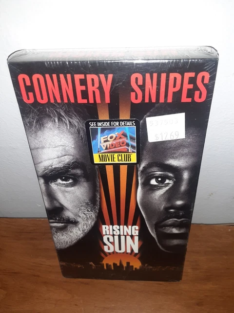 RISING SUN SEAN Connery VHS Wesley Snipes NEW Sealed £5.78 - PicClick UK