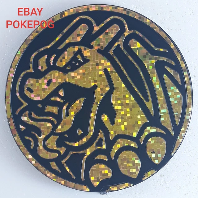 DRACAUFEU / CHARIZARD 2021 Jeton JUMBO Coin Pokémon Gold Pixel Holofoil ...