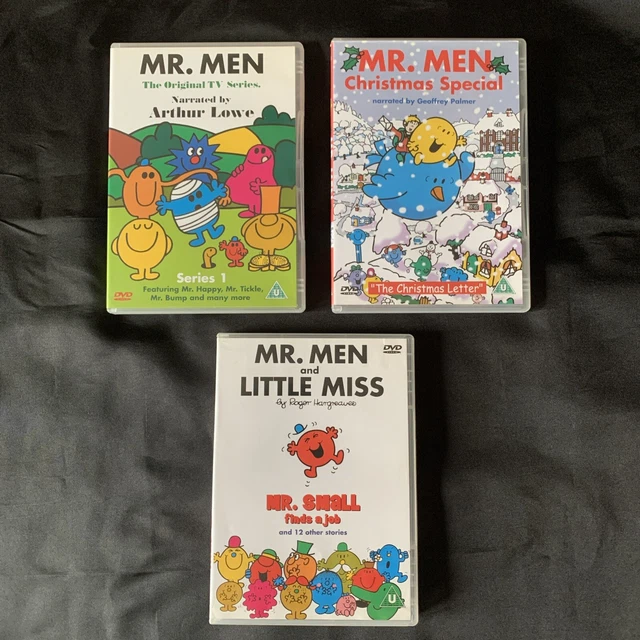 3X DVD BUNDLE Mr Men & Little Miss: Xmas Special, Mr Small Finds A Job ...