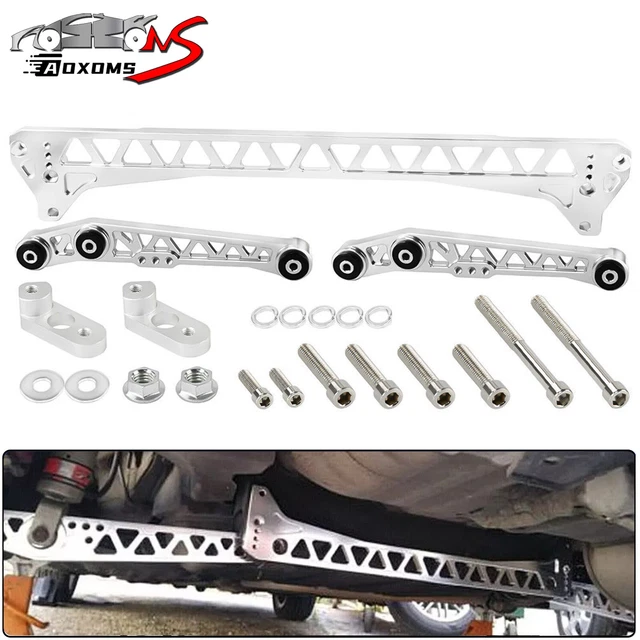 BILLET REAR LOWER Control Arm+ Subframe Brace LCA for Honda Civic 88-95 ...