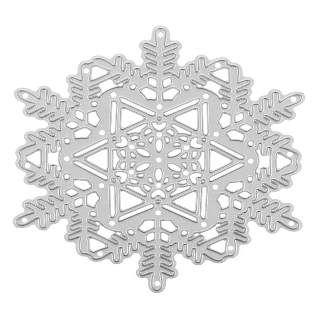 SNOWFLAKE DIES FOR Card Making Christmas Die Cuts DIY Album Snowflake ...