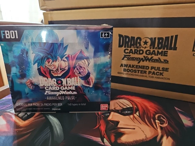 DRAGON BALL SUPER Fusion World Card Game FB01 Awakened Pulse Booster ...