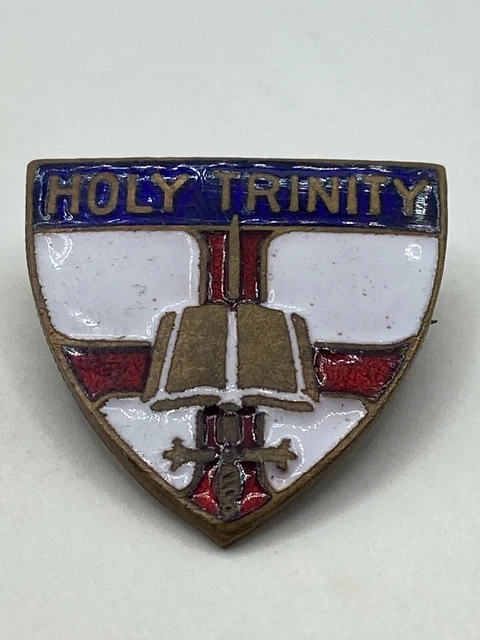 WW2 BRITISH HOME Front Civilian Religious Holy Trinity Enamel Badge EUR ...