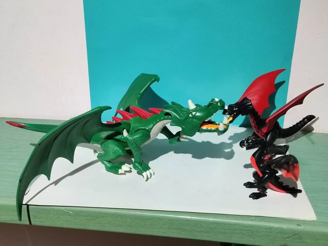 PLAYMOBIL LOT CHIFFRES Dragons Chevaliers Médiévaux Château Du Dragon ...