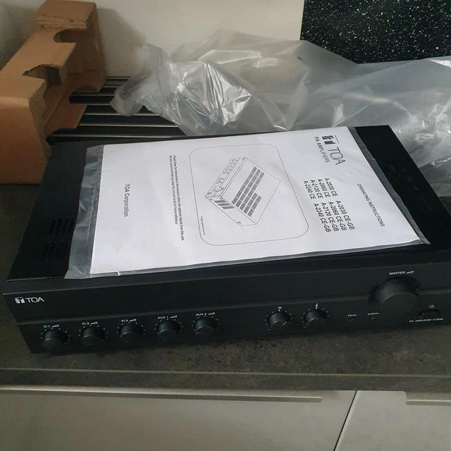 TOA A-2030 30W 100V Line Mixer Amplifier £75.00 - PicClick UK