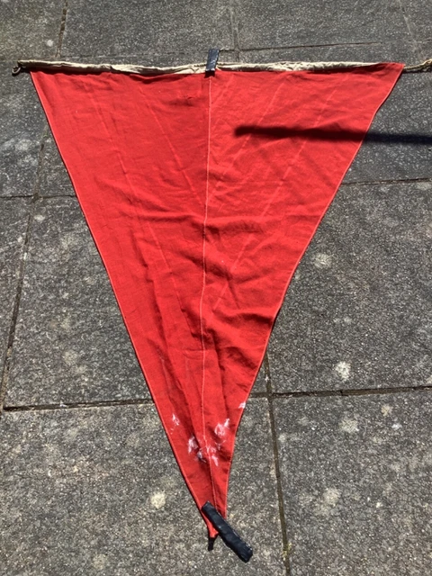 WW2 NAVY SIGNAL Flag Naval History Banner Ensign Large 57 x 49 inches ...