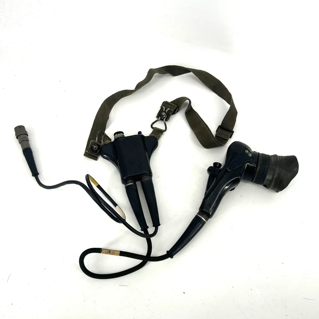 BRITISH ARMY TANK Commander larkspur radio harness & Microphone vintage ...