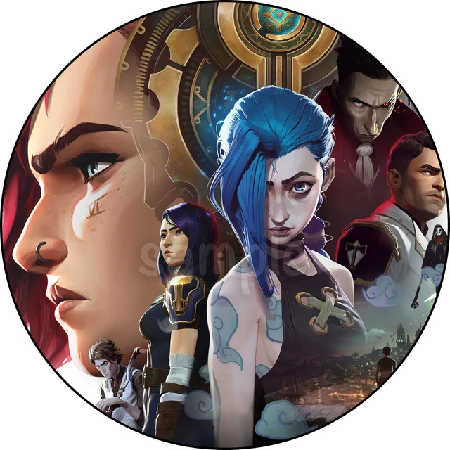 ARCANE EDIBLE CAKE Topper Wafer Icing Birthday Party Cupcake League ...